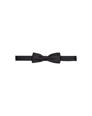 Prada Satin Bow Tie - Black