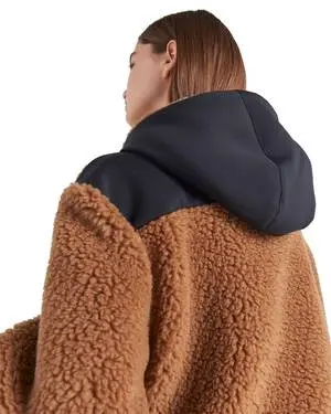 Prada Cropped Double Fleece Jacket