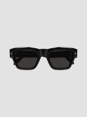 Alexander McQueen Spike Studs 53mm Square Acetate Sunglasses