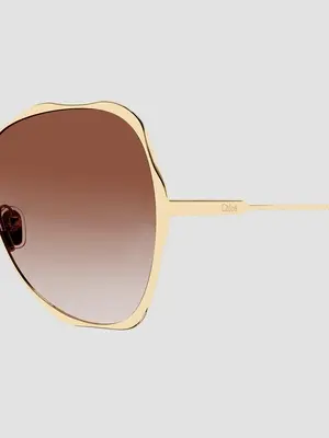 Chloé Honoré 60mm Aviator Sunglasses