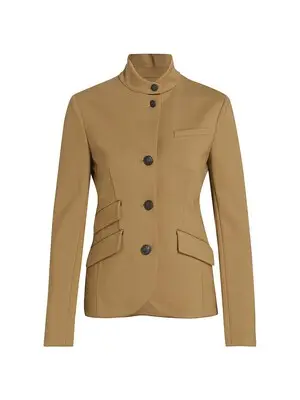 Rag & Bone Slade Ponte Blazer Camel