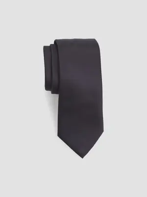 Emporio Armani Formal Silk Satin Tie - Navy
