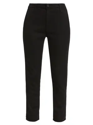 Ag Caden Straight-leg Trousers - Super Black