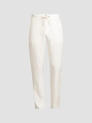 Vince Lightweight Hemp Pants - Bone