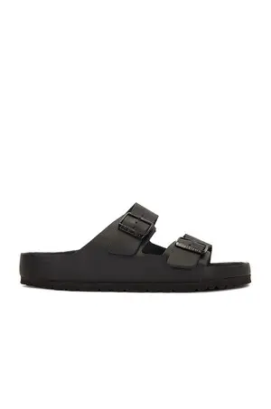 Birkenstock Arizona Black Leather Sandals For Men