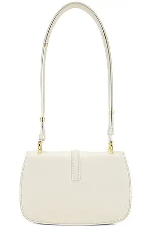 TOM FORD 001 Lock Mini Flap Bag In White
