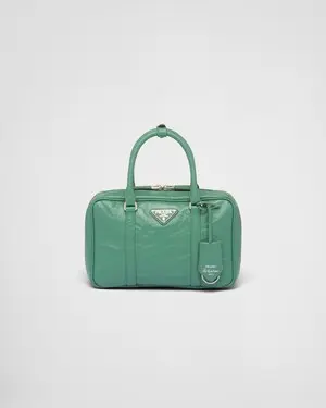 Prada Medium Antique Nappa Leather Top Handle Bag