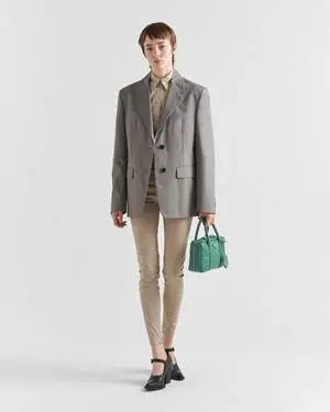 Prada Medium Antique Nappa Leather Top Handle Bag