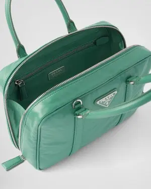 Prada Medium Antique Nappa Leather Top Handle Bag
