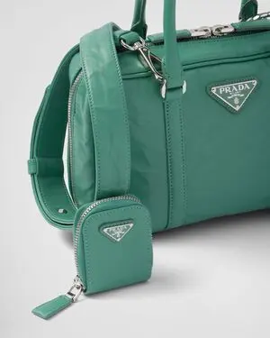 Prada Medium Antique Nappa Leather Top Handle Bag