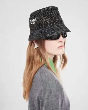 Prada Crochet Bucket Hat