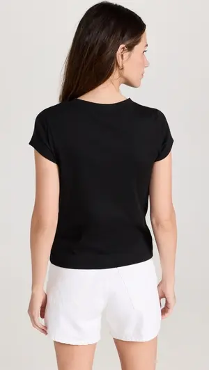 Madewell Supima Rib Tee - True Black