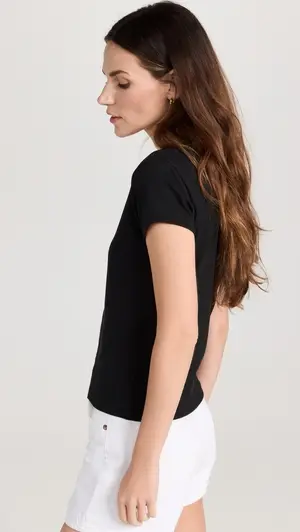 Madewell Supima Rib Tee - True Black