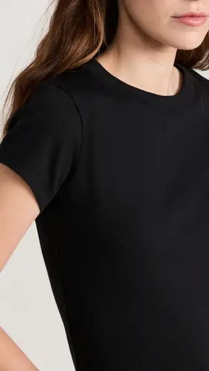 Madewell Supima Rib Tee - True Black