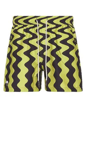 Oas OAS Wiggle Swim Shorts In Black.  Black