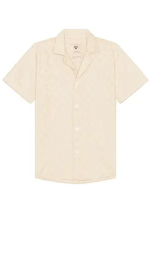 Oas Machu Cuba Terry Shirt In Brown