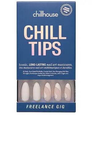 CHILLHOUSE Freelance Gig Chill Tips Press-on Nails In Cream - N,a