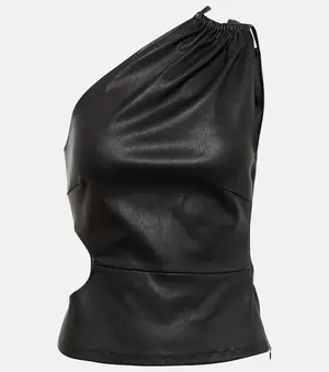 Amiri Cutout Leather Top