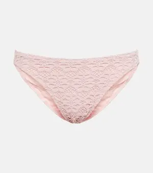 Giambattista Valli Low-rise Bikini Bottom - Pink