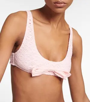 Giambattista Valli Bow-trimmed Bikini Top