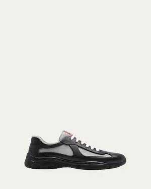 Prada America's Cup Trainer Sneakers - Black
