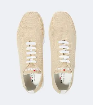 Kiton Fits Knit Sneakers - Beige