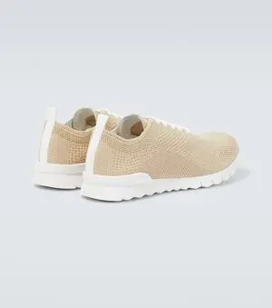Kiton Fits Knit Sneakers - Beige