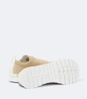 Kiton Fits Knit Sneakers - Beige