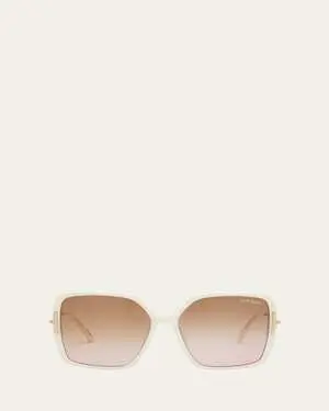 TOM FORD Joanna Butterfly Sunglasses - Brown