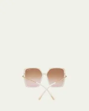 TOM FORD Joanna Butterfly Sunglasses - Brown