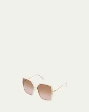 TOM FORD Joanna Butterfly Sunglasses - Brown