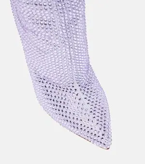 Paris Texas Holly Embellished Knee-high Boots - Purple