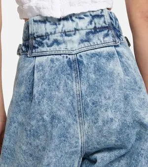 THE MANNEI Shobak Bleached Straight Jeans