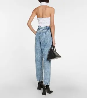 THE MANNEI Shobak Bleached Straight Jeans