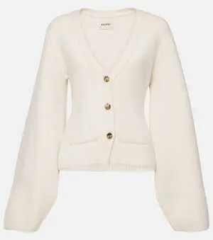 Khaite Scarlet Cashmere Cardigan - White