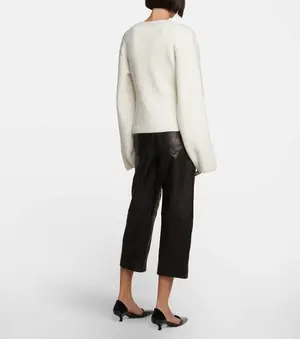 Khaite Scarlet Cashmere Cardigan - White