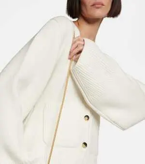 Khaite Scarlet Cashmere Cardigan - White