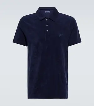 Vilebrequin Phoenix Terry Toweling Polo Shirt - Blue