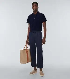Vilebrequin Phoenix Terry Toweling Polo Shirt - Blue