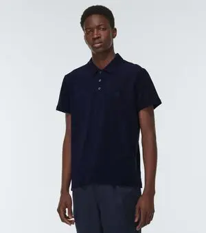 Vilebrequin Phoenix Terry Toweling Polo Shirt - Blue