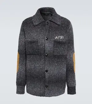 Amiri Virgin Wool Overshirt - Blue
