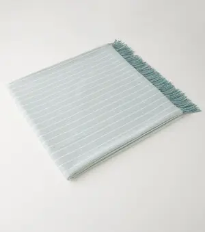 Loro Piana Pinstriped Cashmere Throw
