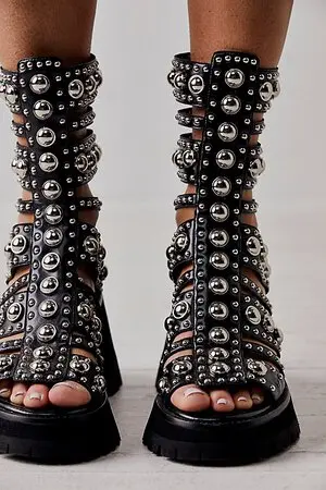 Jeffrey Campbell Siren Studded Gladiator Sandals