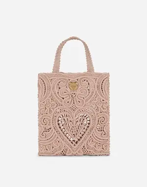 Dolce & Gabbana Small Cordonetto Lace Shopper