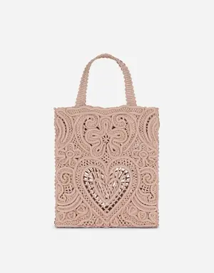 Dolce & Gabbana Small Cordonetto Lace Shopper