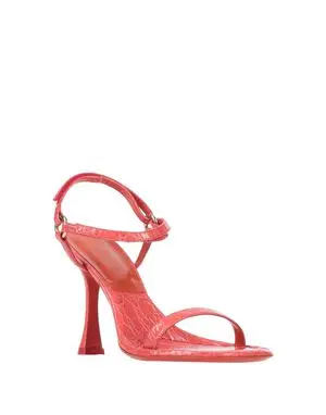 By Far Leather Sandals - Red