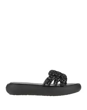 VIC MATIE Soft Leather Sandals - Black