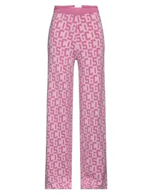 Gcds High Waisted Flared Pants - Pink