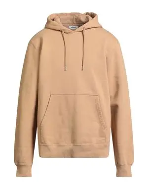 Sandro Cotton Blend Fleece Hoodie - Beige