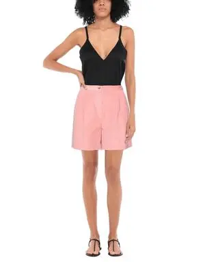 SEMICOUTURE Corduroy High-waisted Shorts - Pink